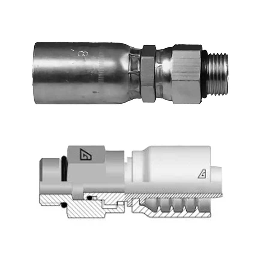 O-Ring Male Swivel Hydraulic Hose Fittings | Etterman Enterprises